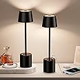 Amazon.com: 2 Pack Cordless Led Table lamp - Portable Rechargeable Desk ...