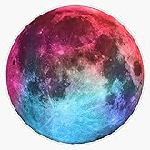Amazon.com - Purple Moon Vinyl Waterproof Sticker Decal Car Laptop Wall ...