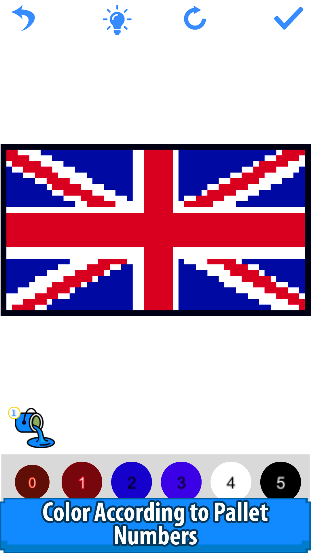 Flags Pixel Art - Paint by Number, Sandbox Coloring Book:Amazon.fr ...