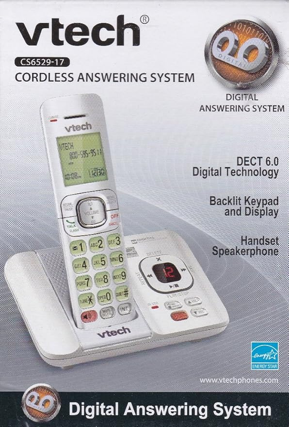Amazon.com : Vtech Expandable Vtech Dect 6.0 handset Speakerphone ...