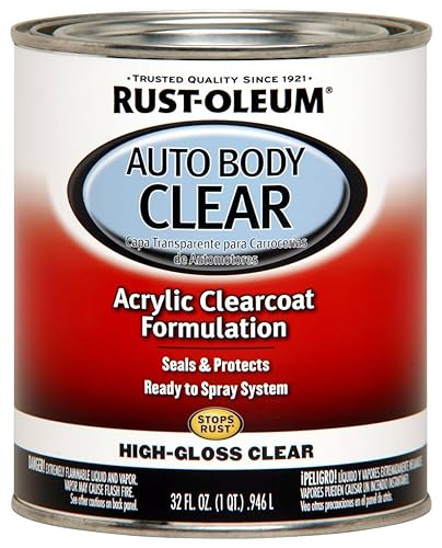 Rust-Oleum 253522 Automotive Premixed Auto Body Paint, Quart, Gloss ...