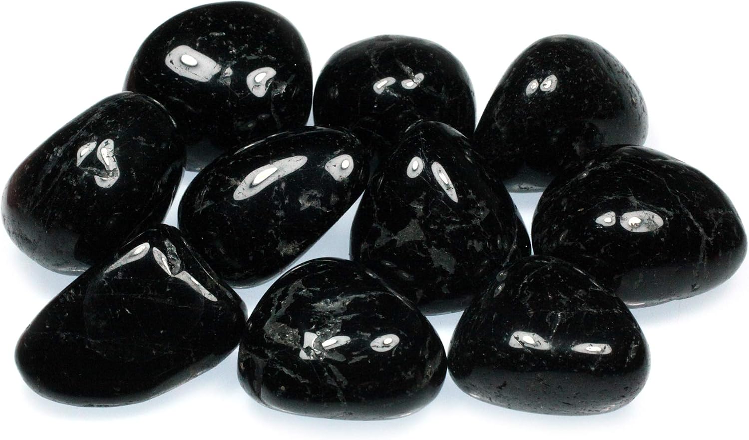 Tormalina nera Tumble Stone (20 – 25 mm): CrystalAge: Amazon.it: Casa e ...