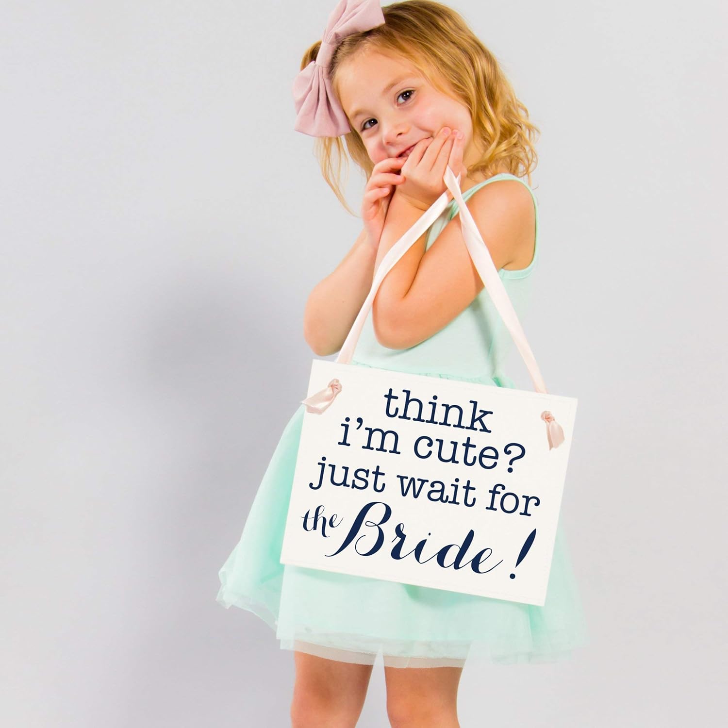 Amazon.com: Think I'm Cute Just Wait For The Bride Sign | Wedding ...
