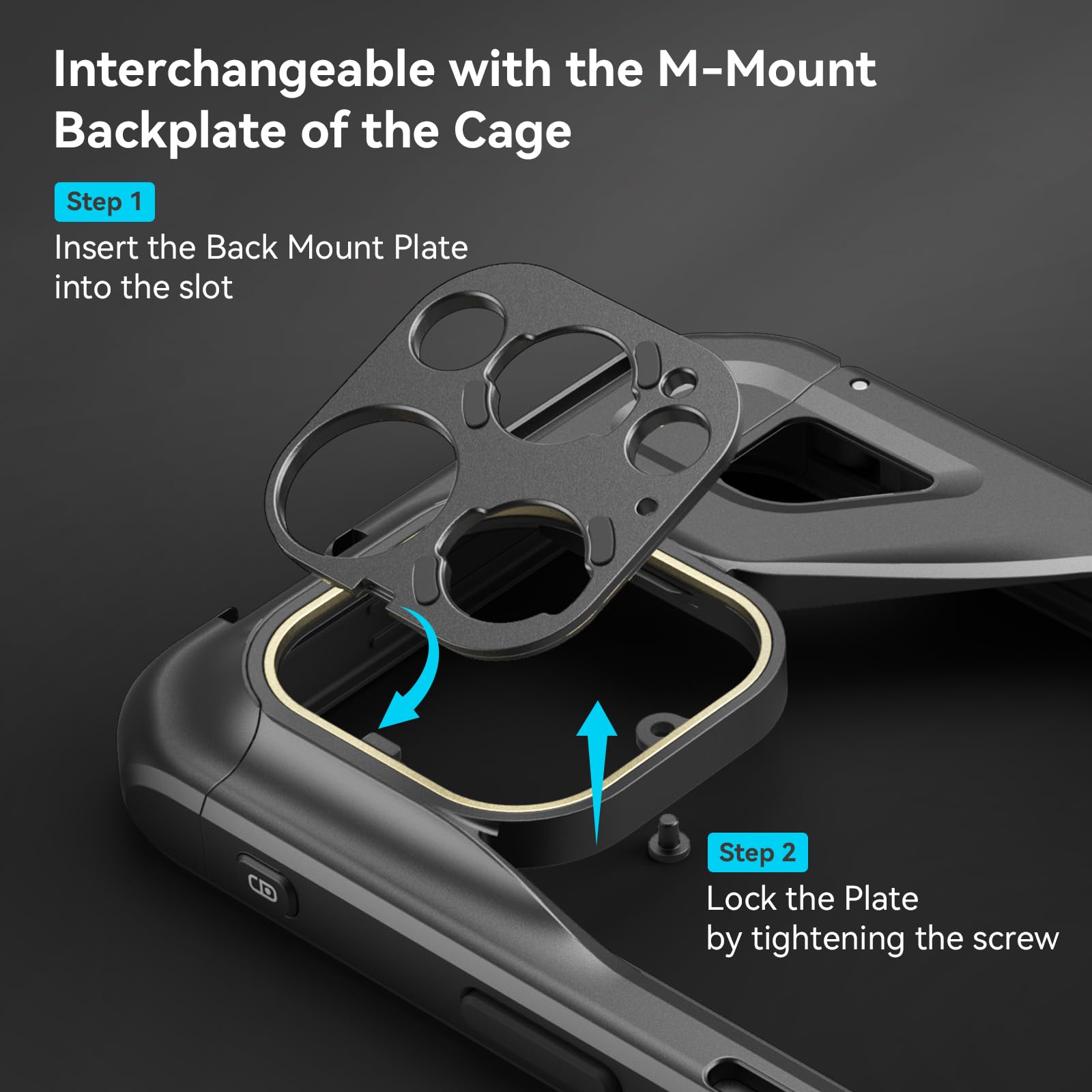 Mua SMALLRIG T-Series Lens Back Mount Plate for iPhone 15 Pro Cage 4396 ...