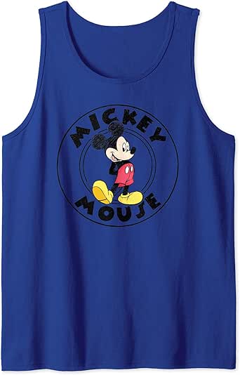 Amazon.com: Disney Classic Mickey Mouse Tank Top: Clothing