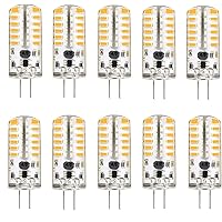 Amazon.com: G4 LED Bulbs 12V 3W Bi-Pin LED Light Bulbs 48×3014 SMD 20W Halogen Bulb Replacement ...