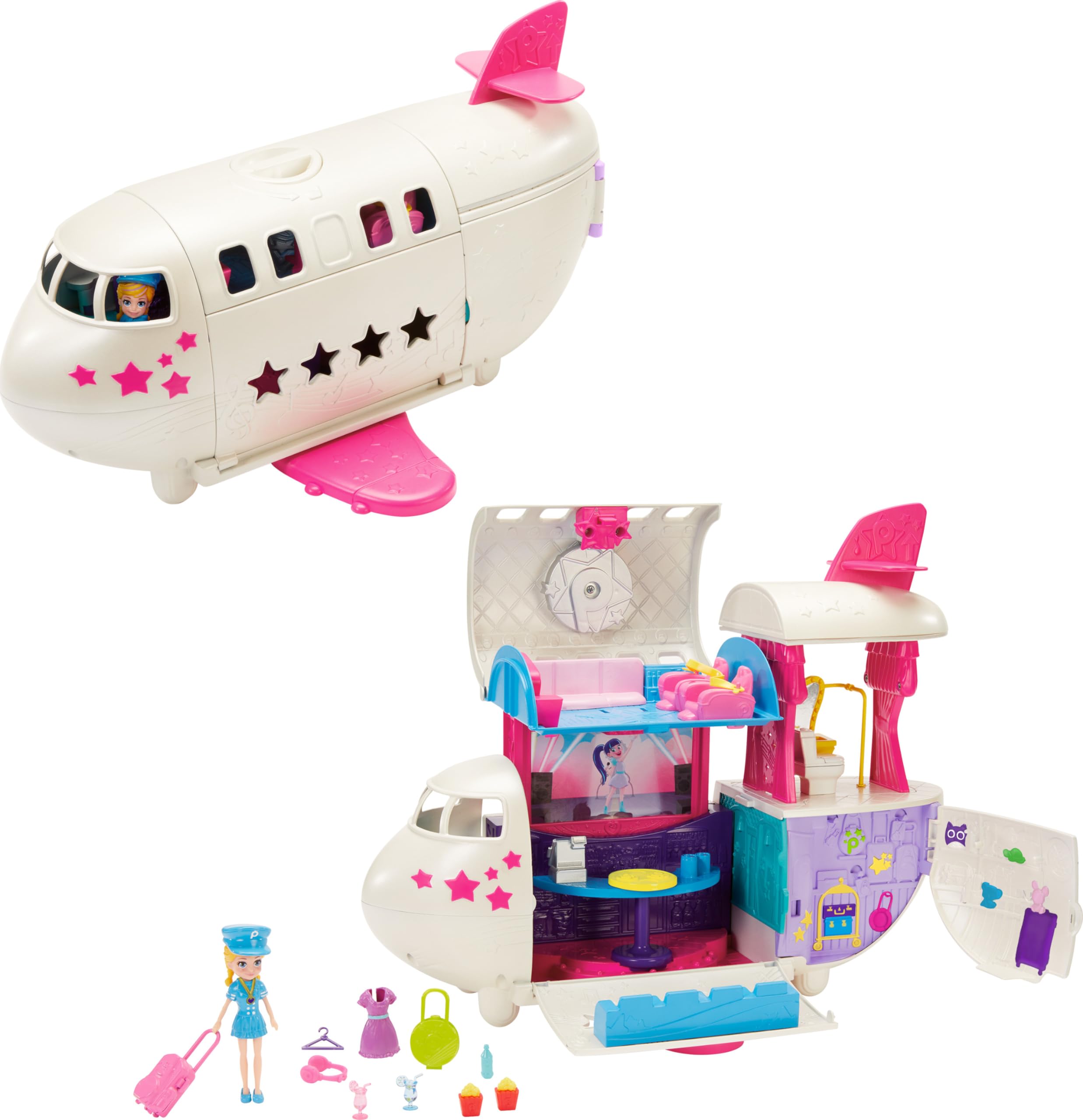 Mua Polly Pocket Travel Toy Playset with 3-inch Doll & Accessories ...