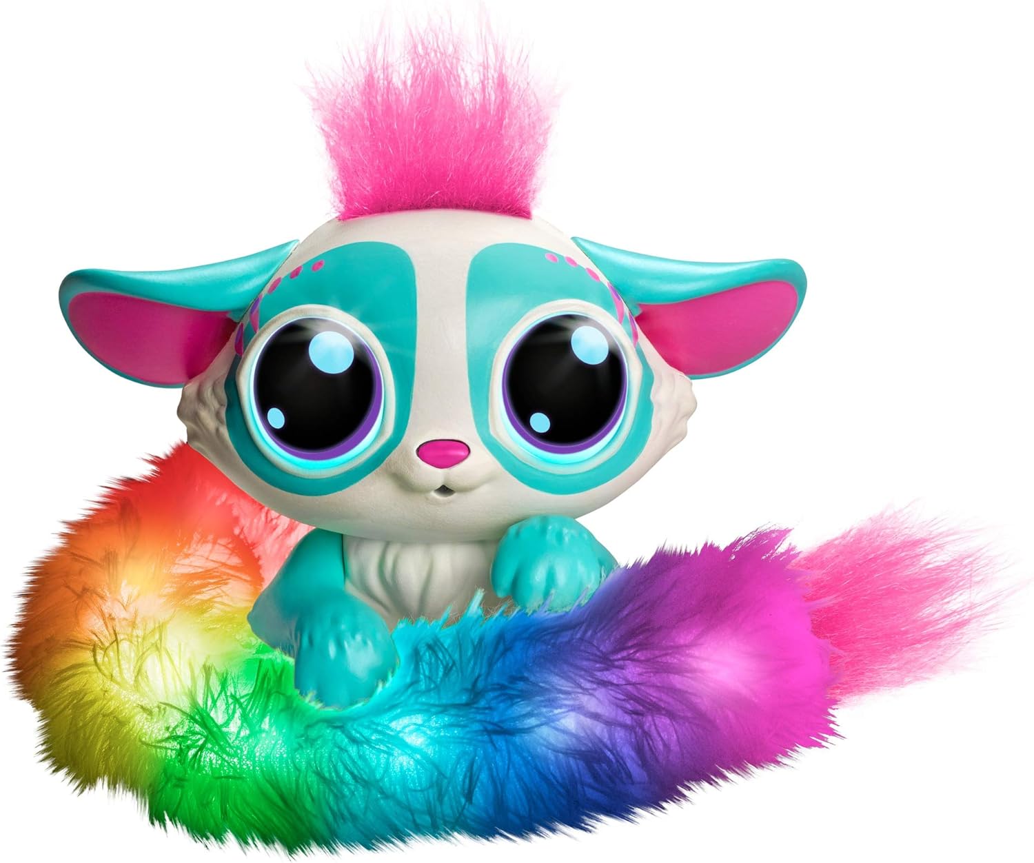 Mattel GHP19 – Lil ́Gleemerz Amiglow Blue Interactive Toy, Reacts to ...