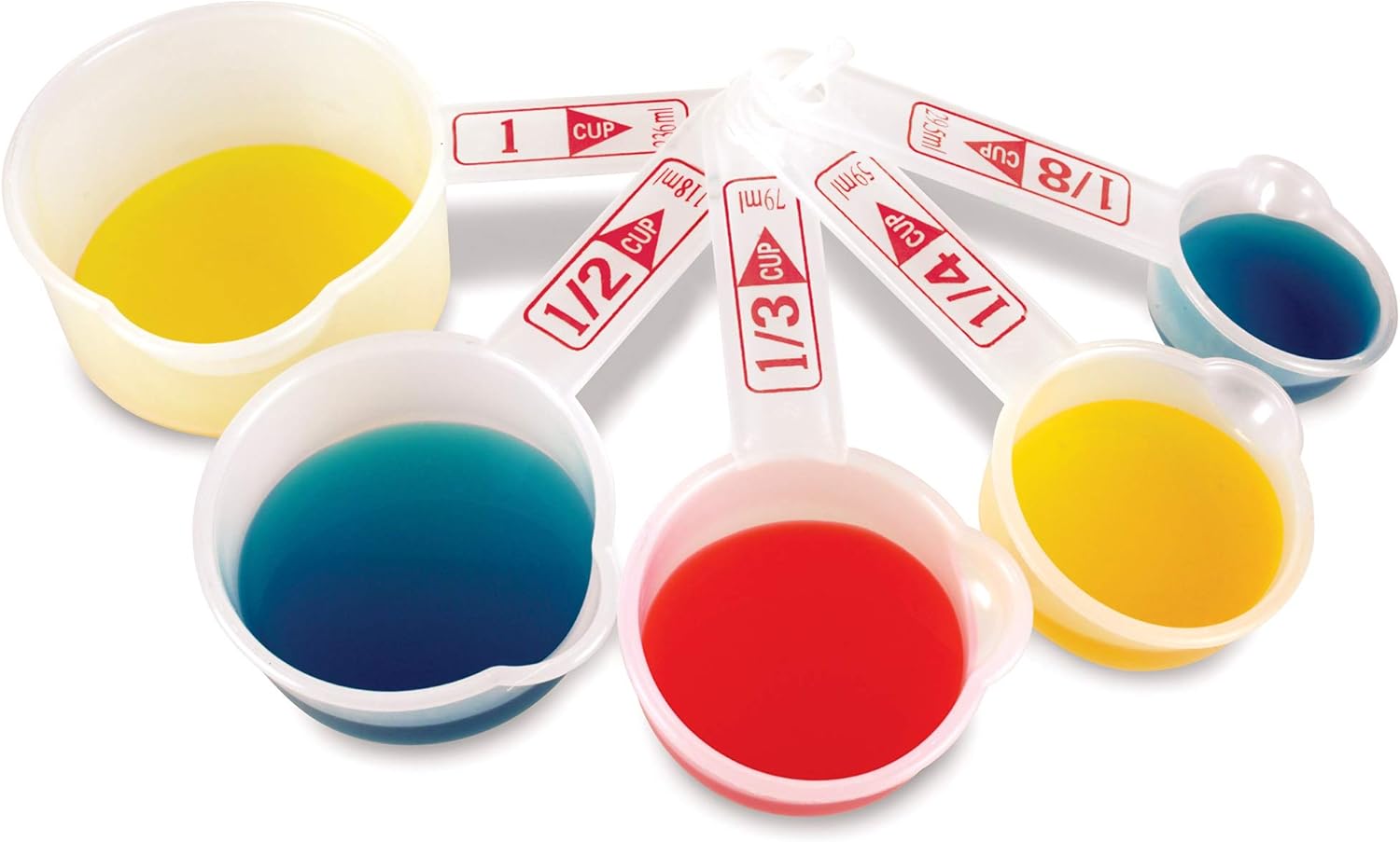 Amazon.com: Measuring Cups Set Of 5: Learning And Development Toys ...