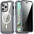 Amazon.com: Bestcellcase Compatible with iPhone 15 Pro Case, [Built-in Privacy Screen Protector ...