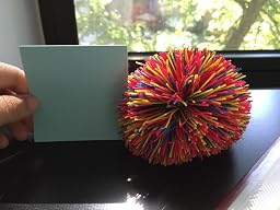 Amazon.com: Koosh Ball - Mondo Edition - New Larger 4" Size (Colors May ...