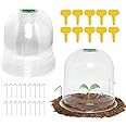 Amazon.com : Vumdua Cloche Garden Dome, 6 Pack Plant Covers, Clear ...