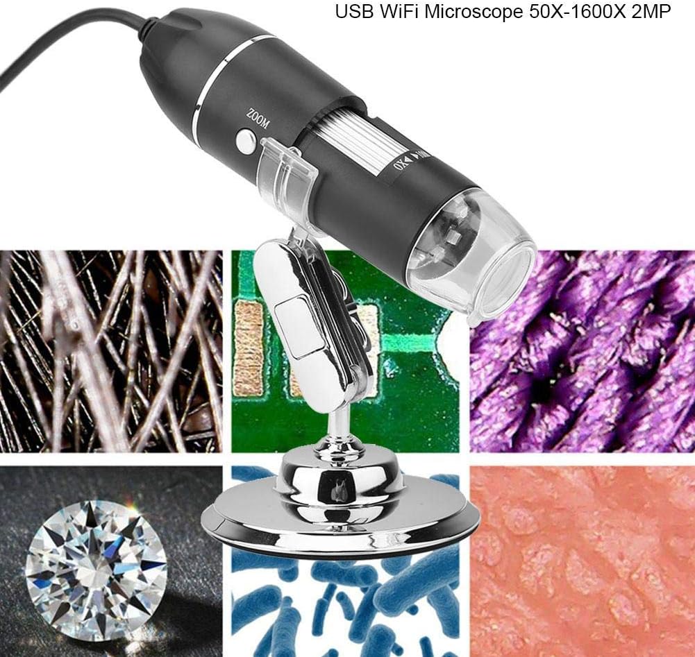 USB Microscope Camera for Laptop LED Microscope 50X-500X 2MP USB ...