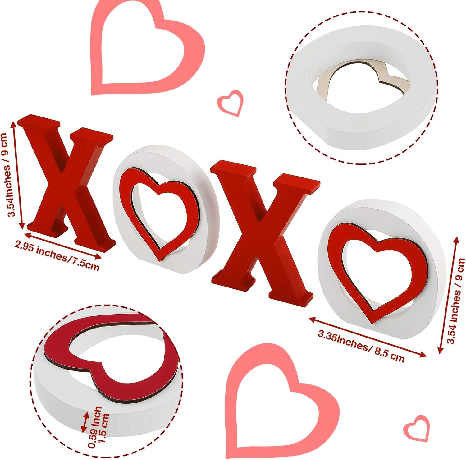 Desk Shelf Valentines For Blocks Decorations Home And Party Table desk-shelf-valentines-for-blocks-decorations-home-and-party-table