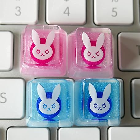 Mua Gaming Keycaps DVA Pink Custom Overwatch Resin Keycaps for Cherry ...