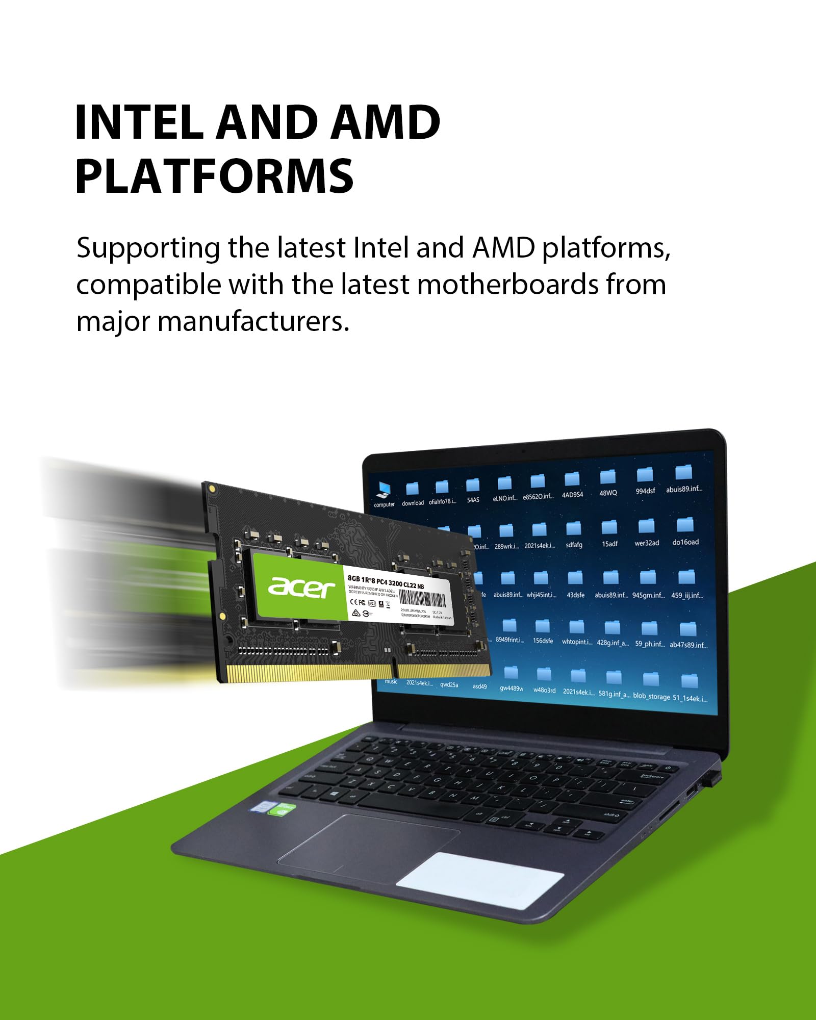 Mua Acer SD100 8GB RAM DDR4 (1x8GB) Laptop Ram 3200 MHz SODIMM PC4-2500 ...