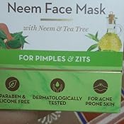 Mamaearth Neem Face Pack, With Neem & Tea Tree For Pimples & Zits 100 ...