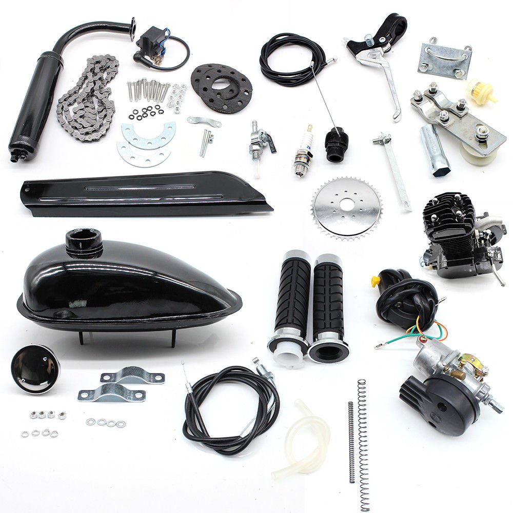 Petrol Gas Engine Bicycle Conversion Kit 50cc 2 Bicycle Stroke Pedal ...