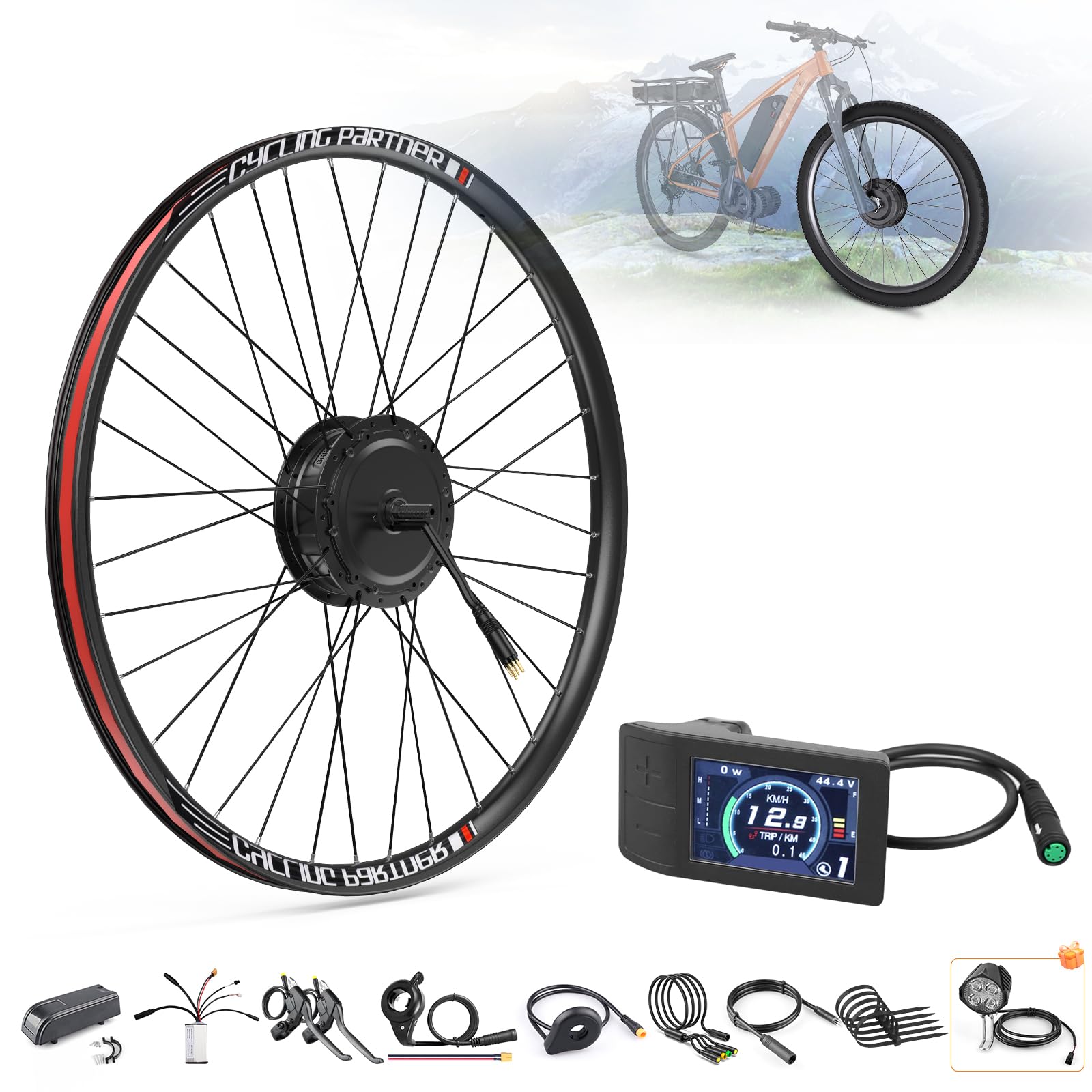 Mua BAFANG Front Hub Motor Kit, 48V 500W Ebike Conversion Kits Front ...