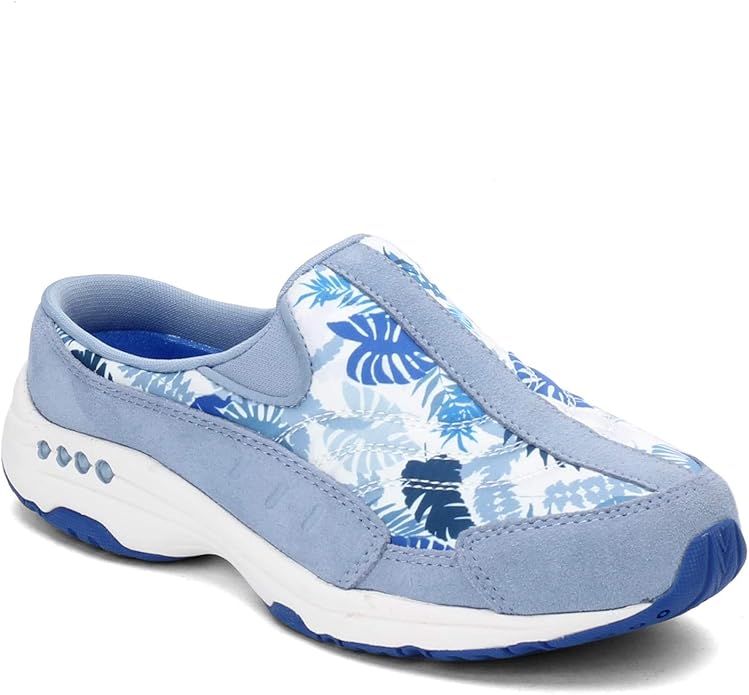 Easy Spirit Women's, Traveltime Clog Light Blue Navy 5 M: Buy Online at ...