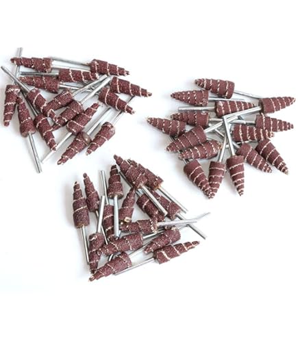 Dremel Polishing Kit Create Idea 25pcs Cone Shape Abrasive Sandpaper 60 ...
