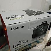 Câmera Digital EOS Rebel T100 18-55mm f/3.5-5.6 IS III BR, Canon, Preto ...