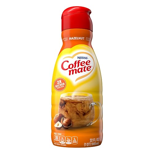 Coffee Mate Hazelnut Flavored Coffee Creamer, Non-Dairy, Gluten-Free ...