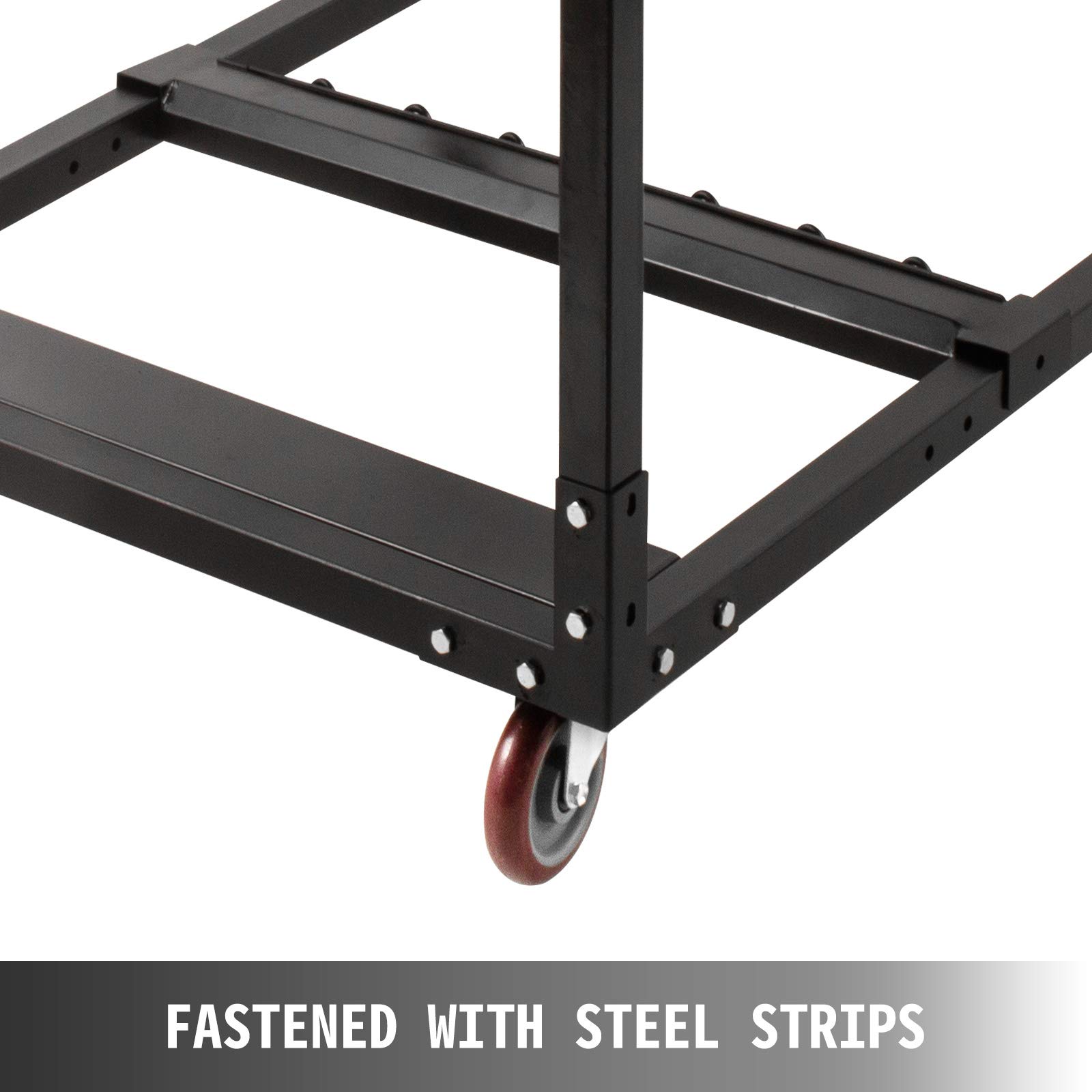 Happybuy Chair And Table Dolly Folding Table Cart Table Cart With Heavy ...