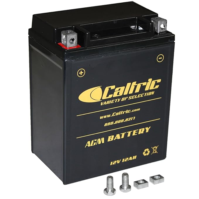 Amazon.com: CALTRIC AGM BATTERY compatible with KAWASAKI MULE 610 ...