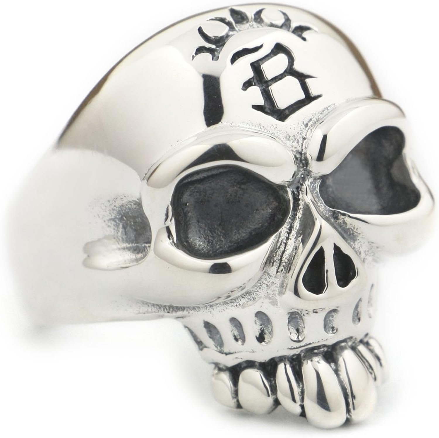 linsion Casual pulido esqueleto mano anillo de plata de ley 925 diseño ...