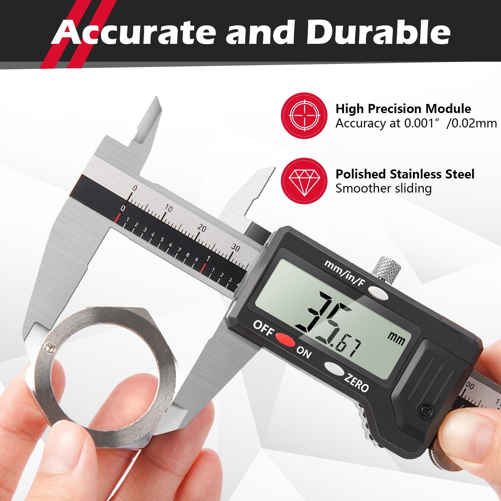 Mua Digital Caliper, 0-6” Calipers Measuring Tool, Micrometer Caliper ...