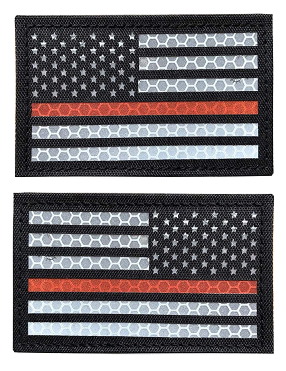 Mua 2 PCS AliPlus America Thin Red Line Flag Patches IR Infrared ...