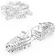 Amazon.com: RJ45 Connectors Cat6 Connector, CableCreation 100-Pack 8P8C ...