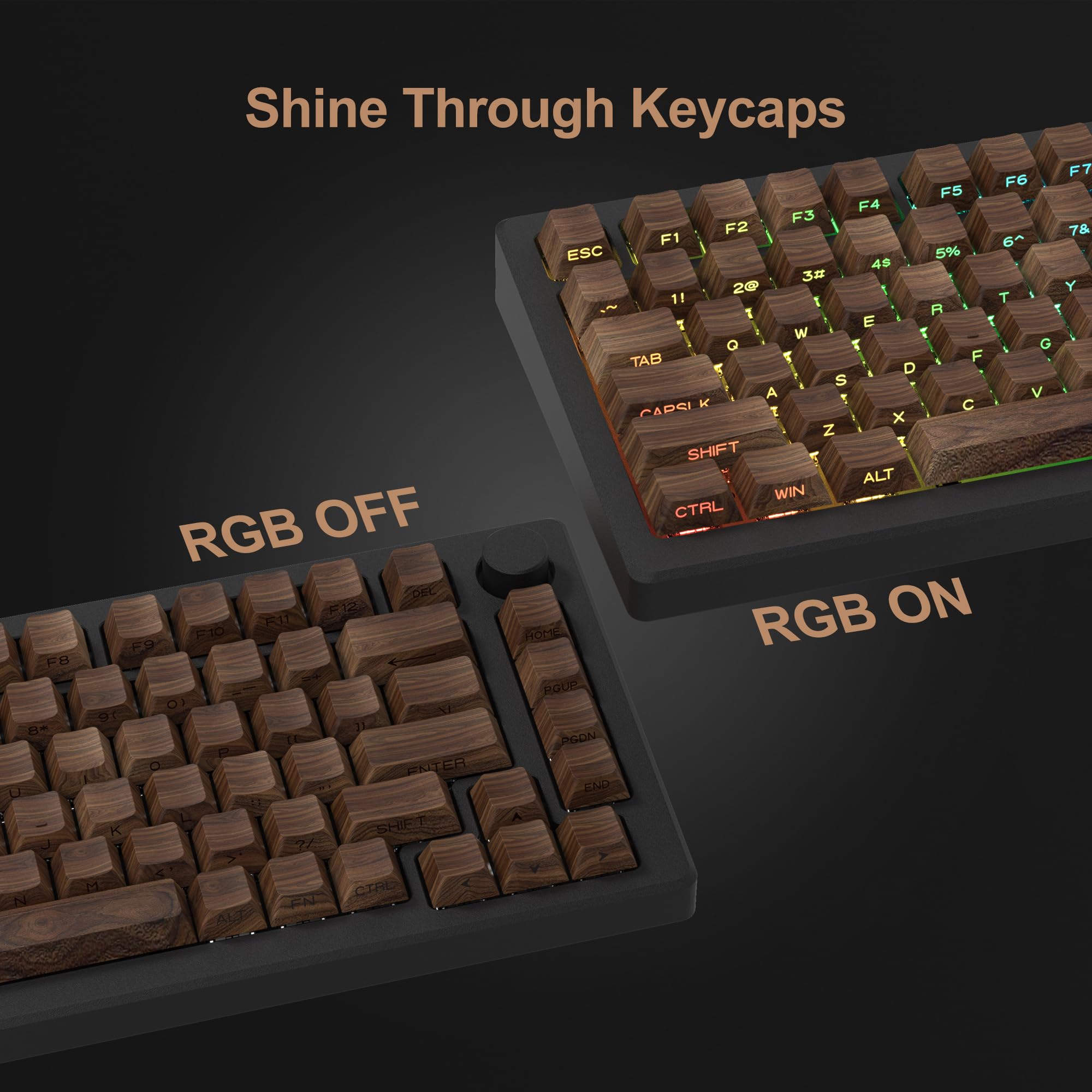 Mua XVX PBT Keycaps - Side Print Keycaps, Shine Through Custom Key caps ...