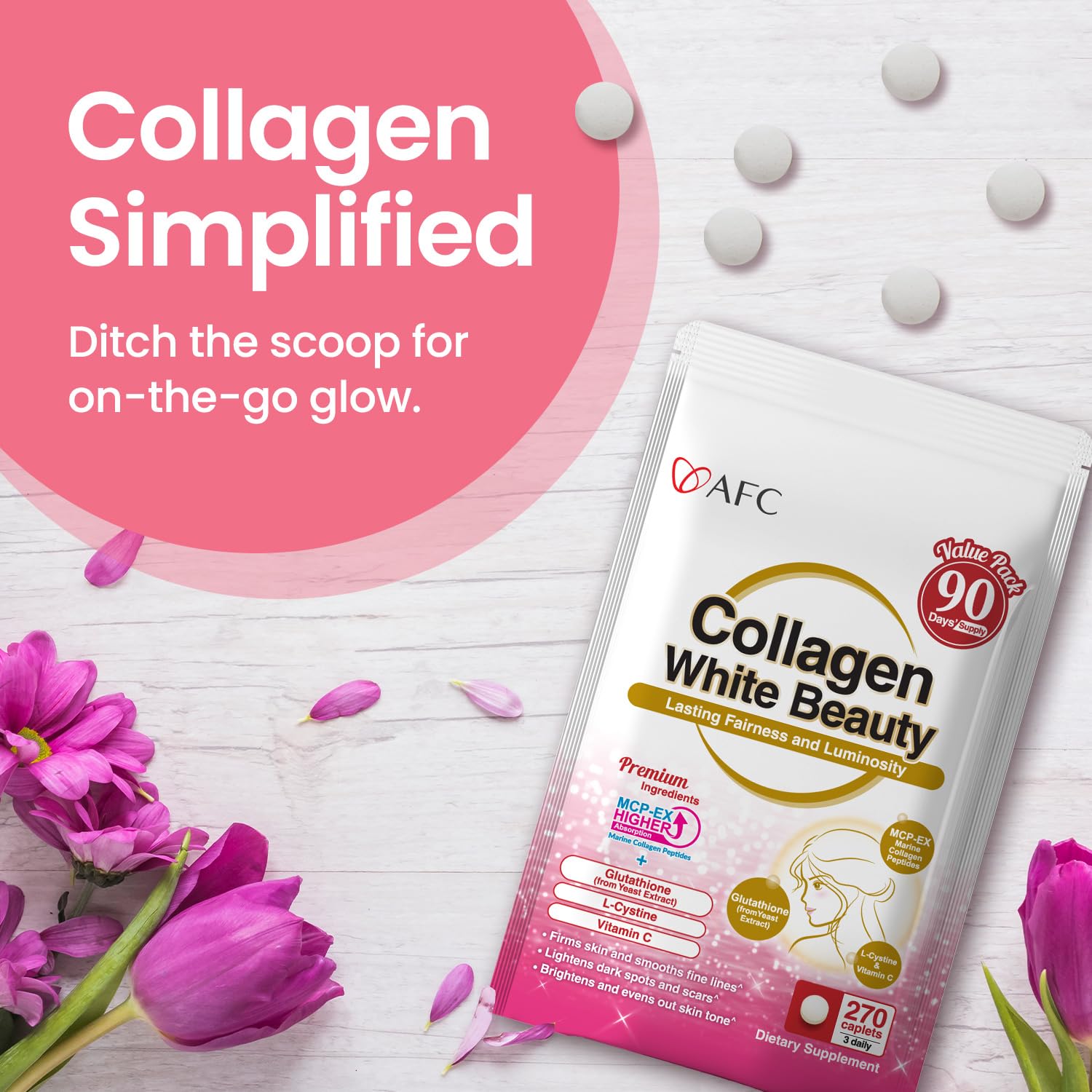 Mua AFC Japan Collagen White Beauty with Marine Collagen Peptide ...