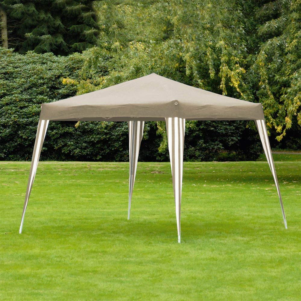 Lifetime Garden Foldable Gazebo - Taupe/White: Amazon.co.uk: Garden ...