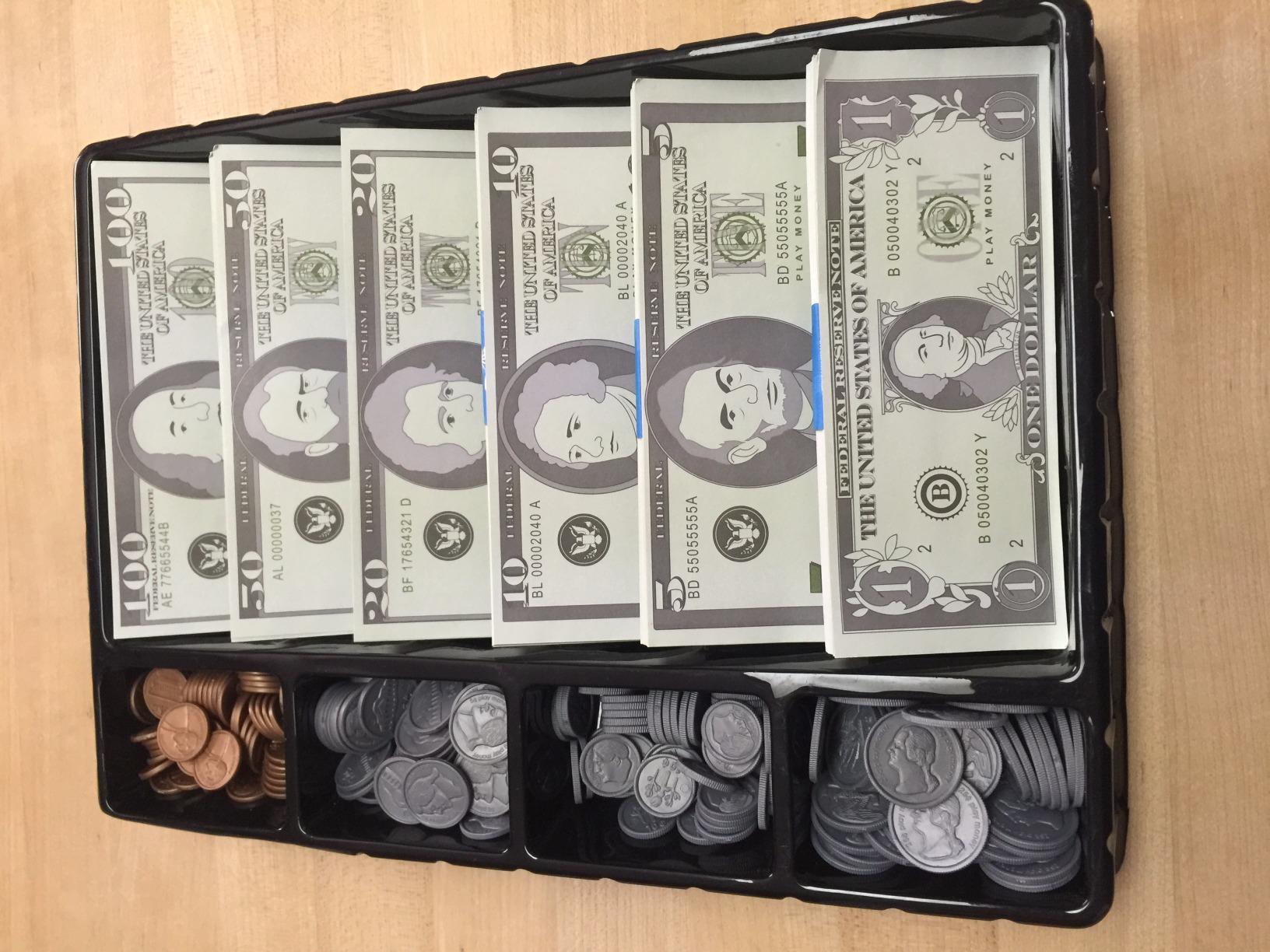 $2/mo - Finance The Learning Journey: Kids Bank Play Money Set - Play ...