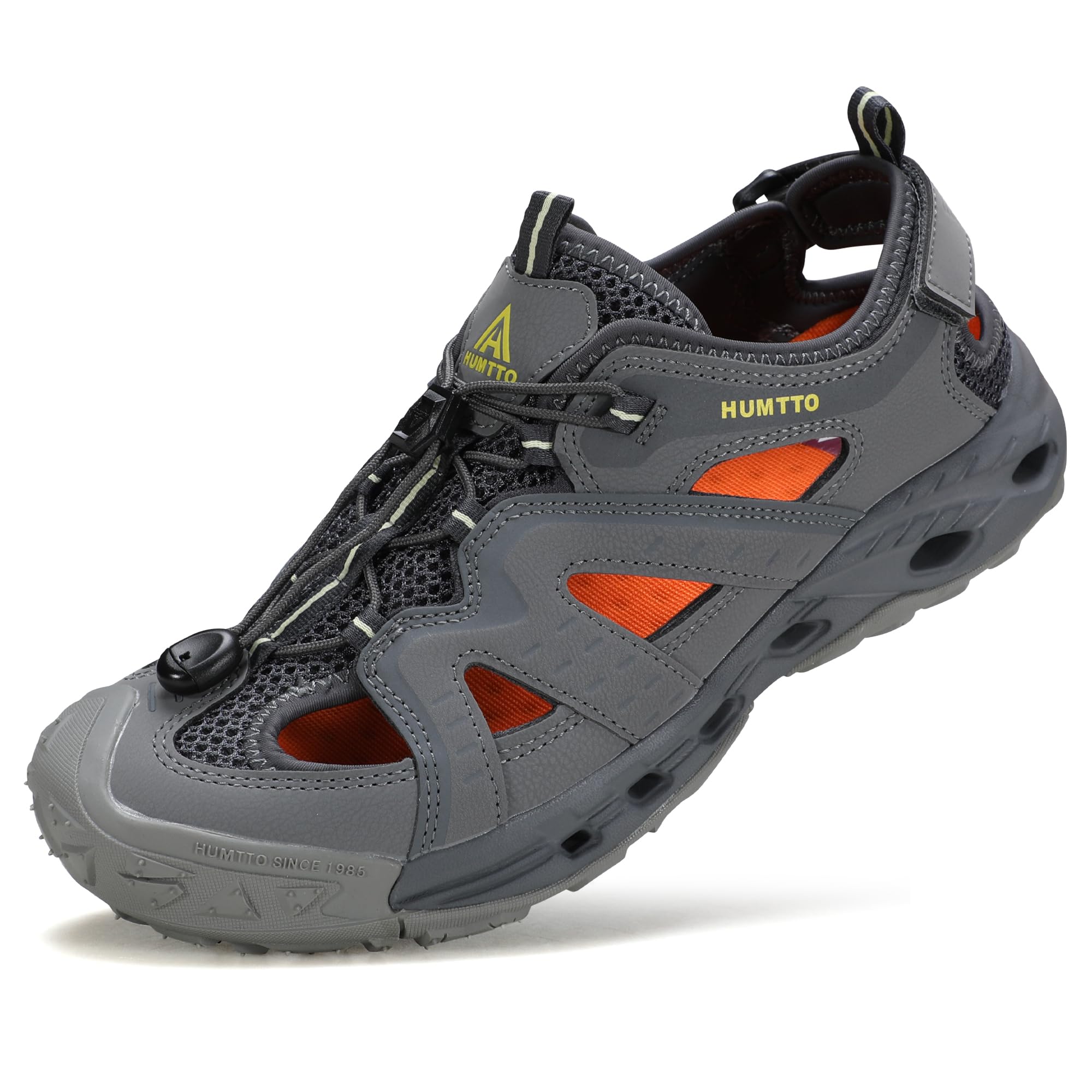 HUMTTO Men's Amphibious Closed Toe Hiking Sandals Quick-Dry Water Shoes ...
