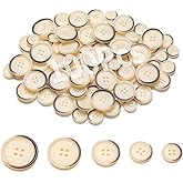 Amazon.com: Pratezila Sewing Buttons - Craft Buttons, 5 Sizes of 100 ...