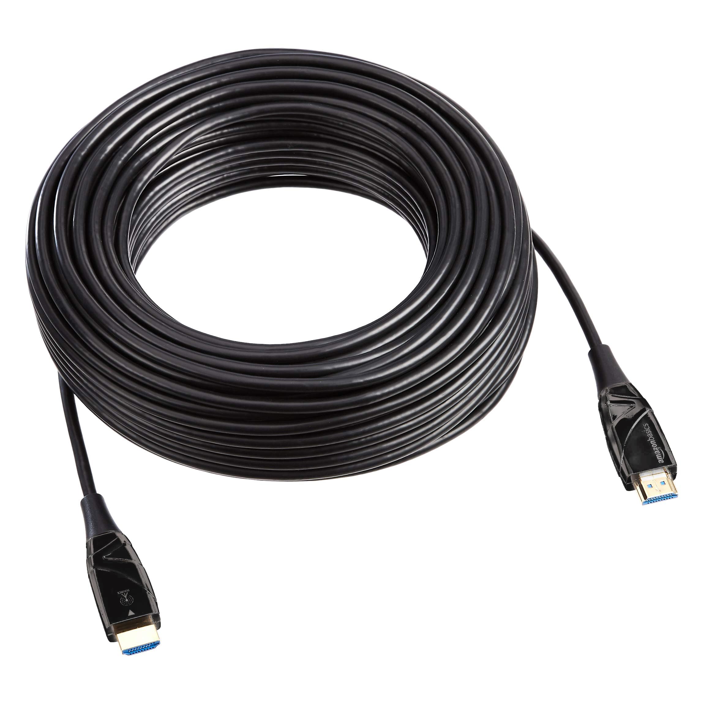 Mua Amazon Basics HDMI Fiber Optic Cable, 18Gbps High-Speed, 4K@60Hz ...
