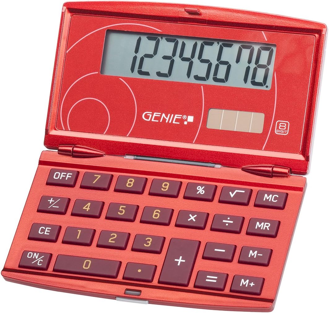 Amazon Genie 200 Calculator Foldable Sleek Design 8 Digit Display amazon-genie-200-calculator-foldable-sleek-design-8-digit-display