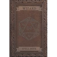 Wizard Spell Book: DnD, Pathfinder, fantasy style roleplay game spell ...