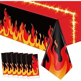 Amazon.com: Fire Heroes Disposable Tablecloth - Fire Plastic Table ...