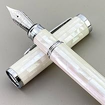 LACHIEVA Luxury Maple Fountain Pen, Elegant Pen With German-made Finb