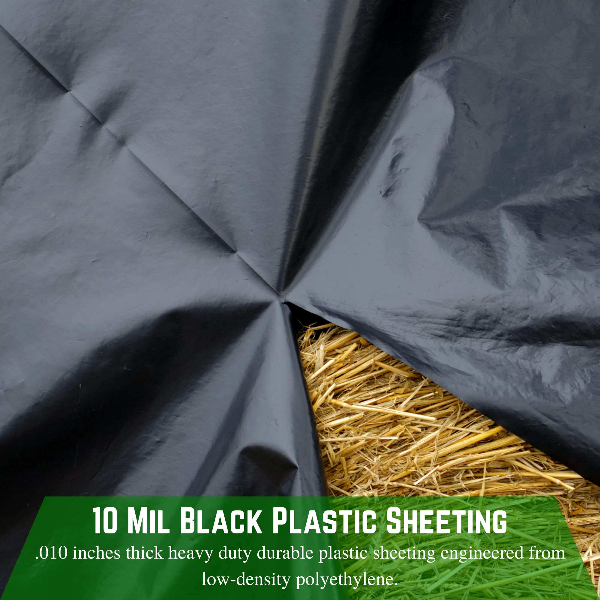 Mua Farm Plastic Supply - Black Plastic Sheeting - 10 mil - (15' x 100 ...