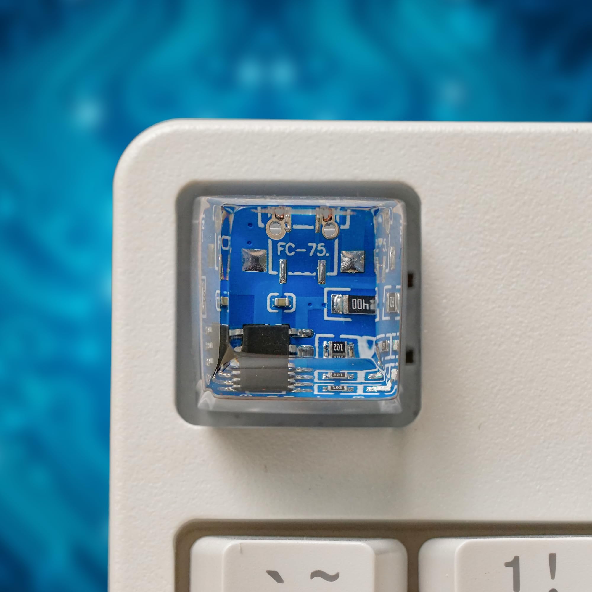 Mua DATKEY0774, SA Blue Circuit Artisan Keycaps - Cherry Profile ...