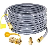 Amazon.com: 36 Feet 1/2-Inch Natural Gas Hose with Quick Connect ...