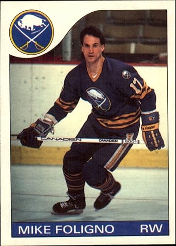 Amazon.com: 1985-86 Topps #17 Mike Foligno NHL Hockey Trading Card ...