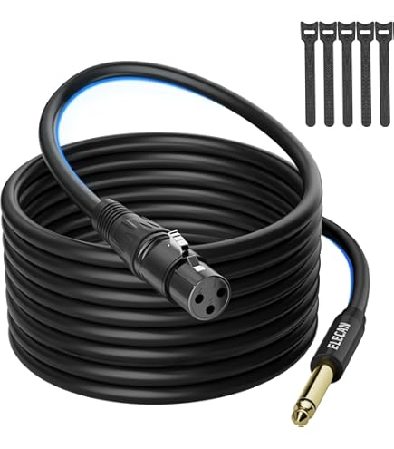 Studio Audio Cable 100ft XLR To 1/4 Inch Mono Cable - Professional ...