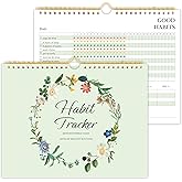 Amazon.com : Habit Tracker Journal - Habit Tracker Calendar with Spiral ...